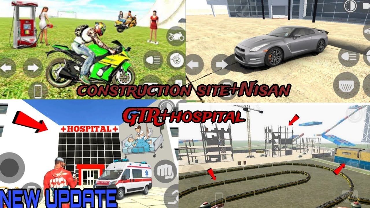 construction site+Nisan GTR car+hospital! new update! @Child_gaming_119 ...