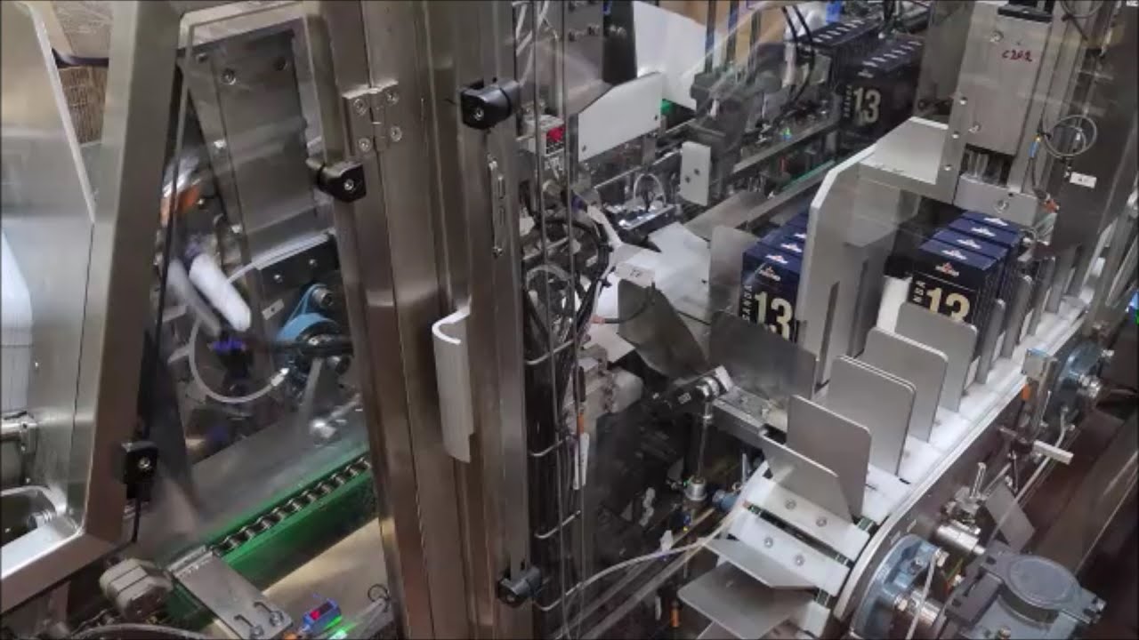 Coffee Capsules Packaging Line - YouTube