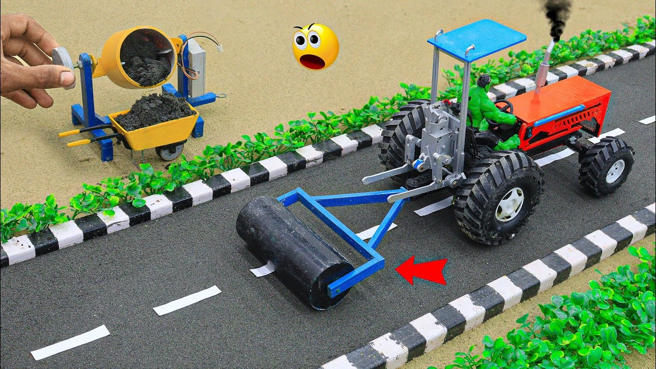 Homemade mini diy tractor making different types of plough machine for ...
