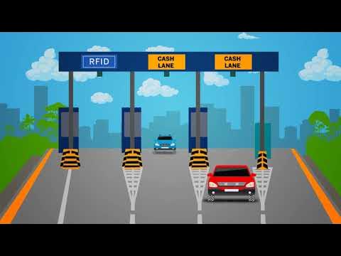 Free Loop Animation Toll Gate & Car Motion (Car, Toll Gate, Street ...