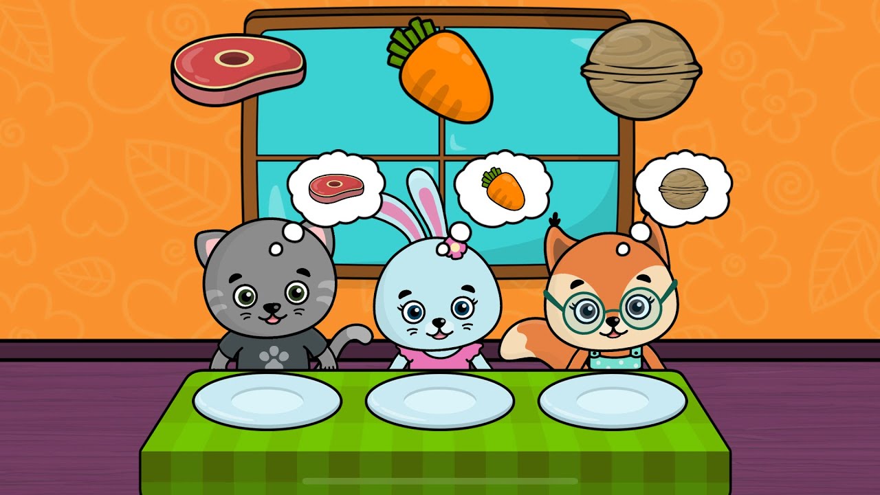 Toddlers games for baby -baby cartoon game (ios) - YouTube