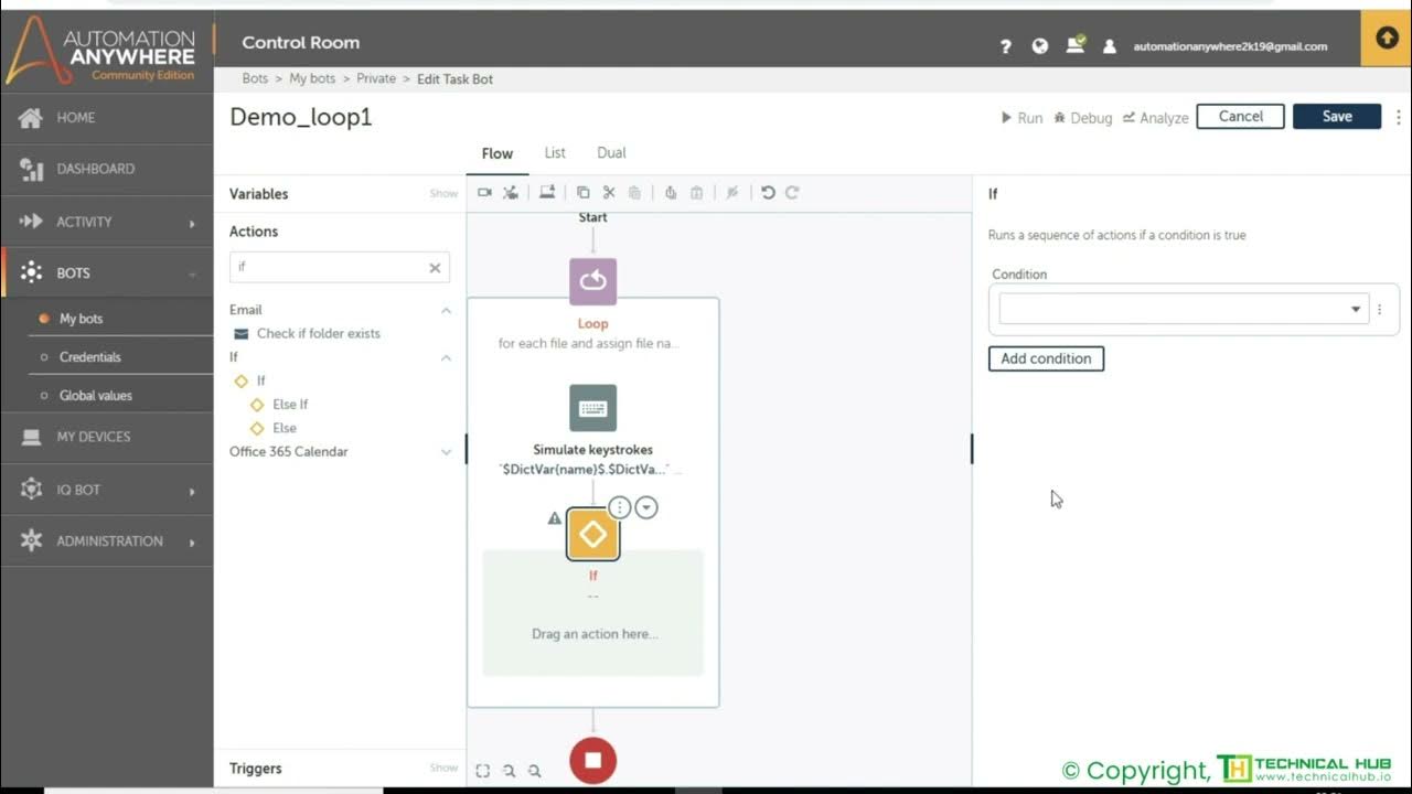 Automation Anywhere A360 Using Loops Youtube