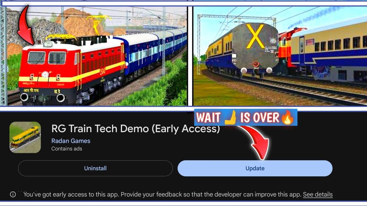 RG Train Tech Alpha Update 2025 | Intezar Khatm | Final Release Date ...