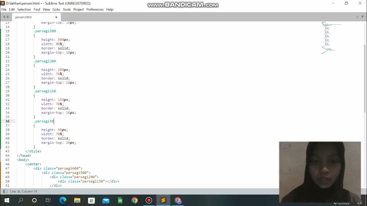 Tutorial DIV HTML dengan CSS EKSTERNAL (EMBEDDED) - YouTube