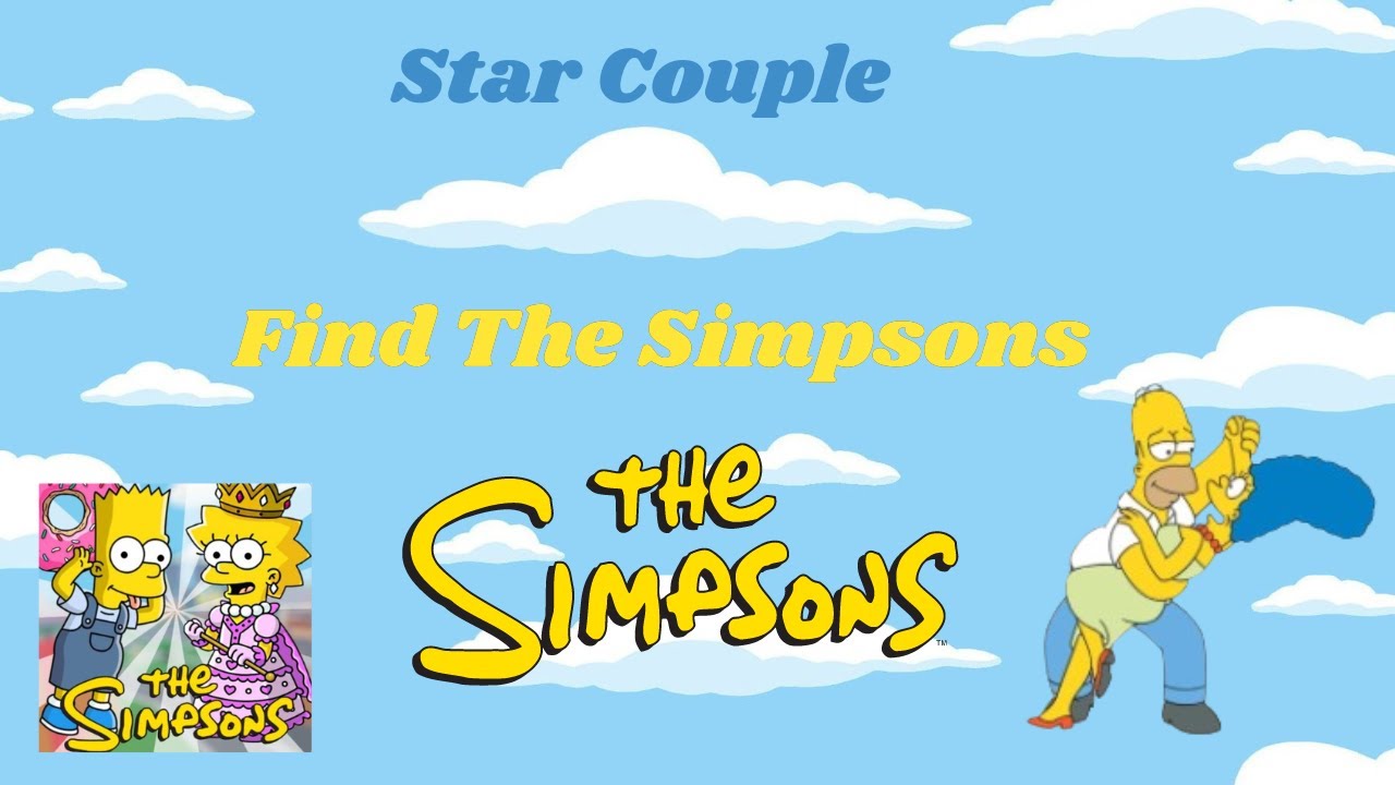 Find The Simpsons Star Couple - YouTube