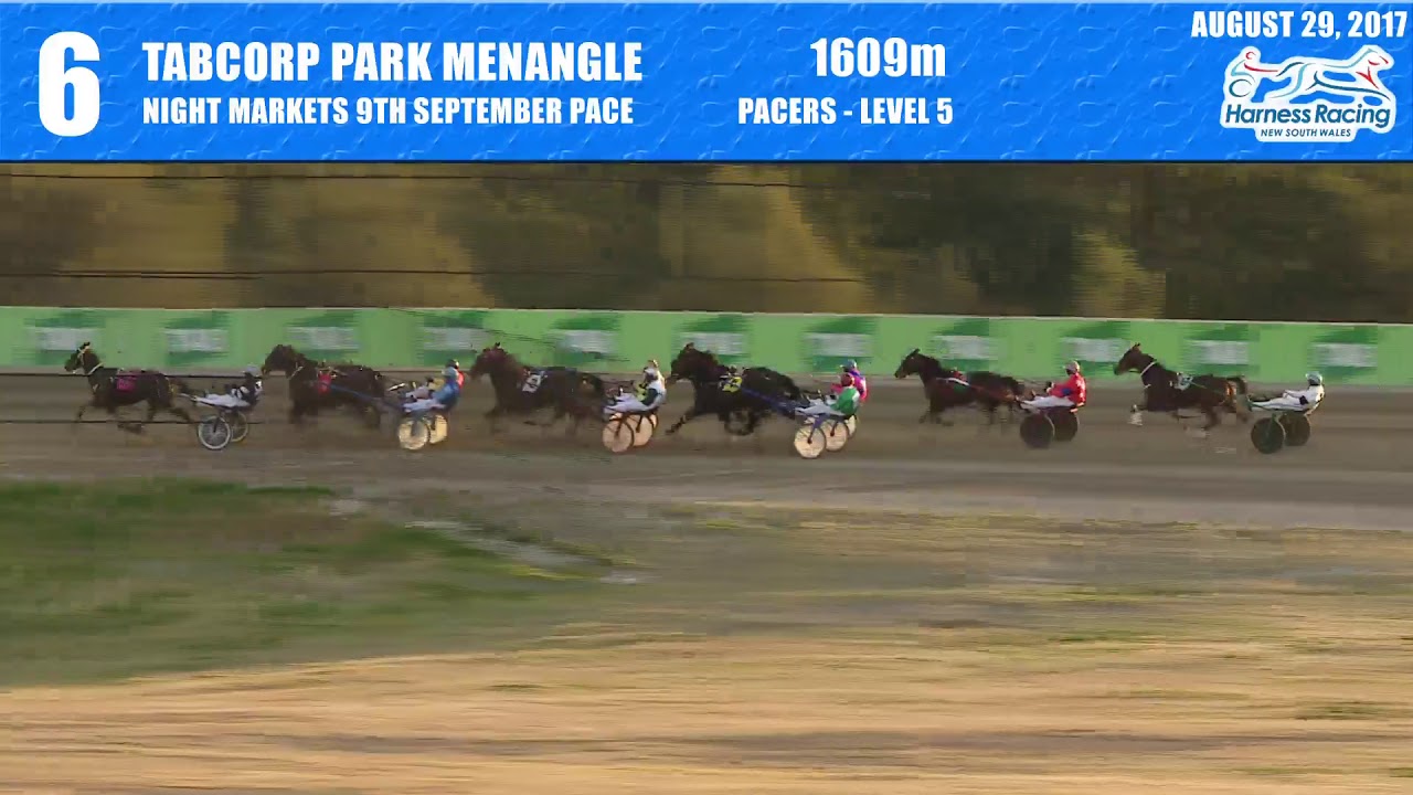 TABCORP PK MENANGLE - 29/08/2017 - Race 6 - NIGHT MARKETS 9TH SEPTEMBER ...