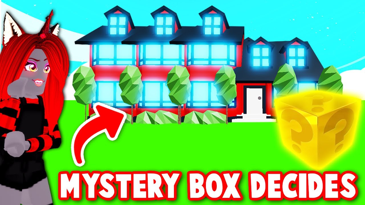 Mystery Box Decides What We Build In Adopt Me! (Roblox) - YouTube