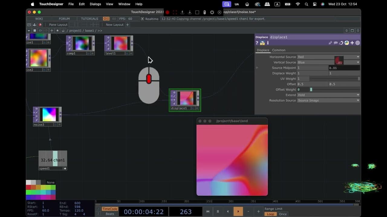 TouchDesigner: Displace (Lesson 2) - YouTube
