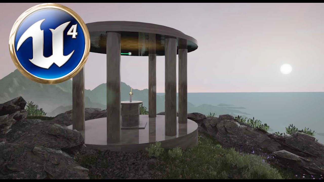 Unreal Engine 4 Quick Level/Map Design (Temple Scene) - YouTube