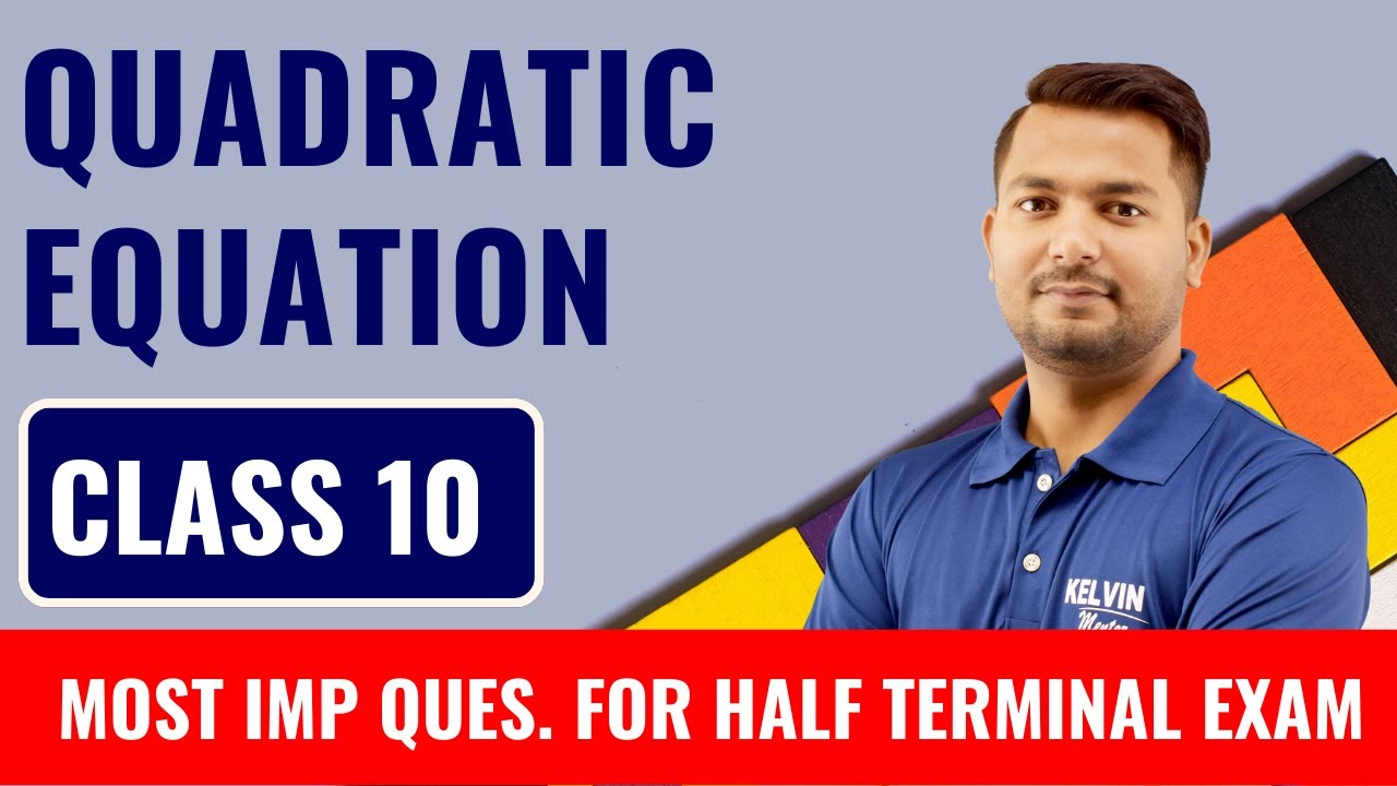 Class 10 Quadratic Equation Most Important Questions | Target Half ...