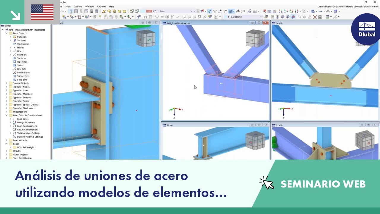 [EN] Análisis de uniones de acero utilizando modelos de elementos ...