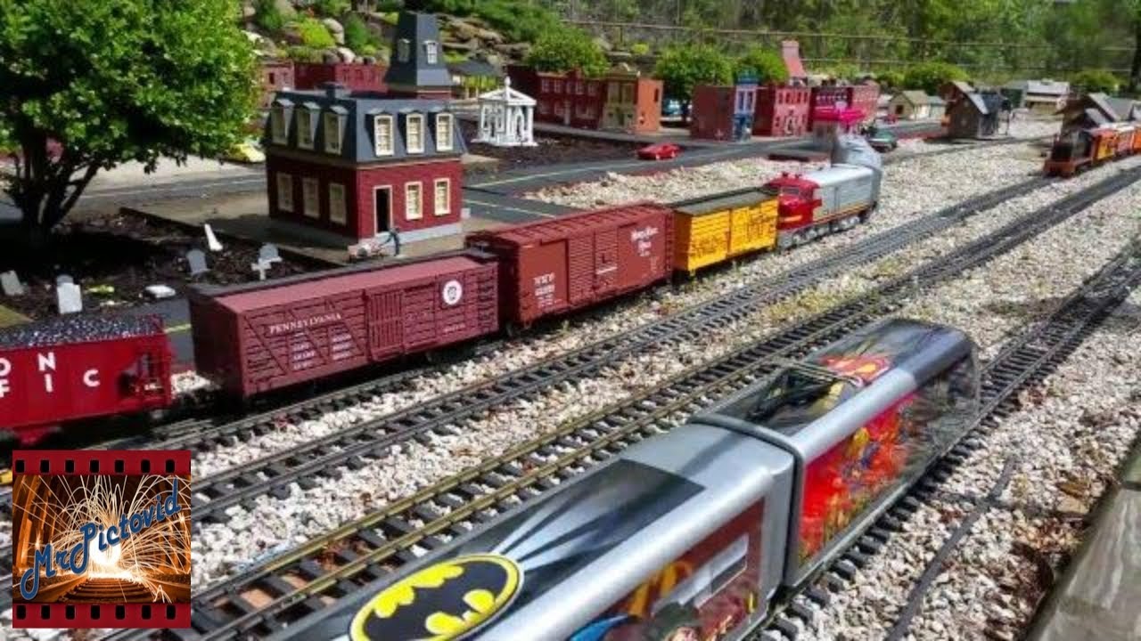 Riverside Railroad Club G Scale Garden Railroad 5/14/16 - YouTube