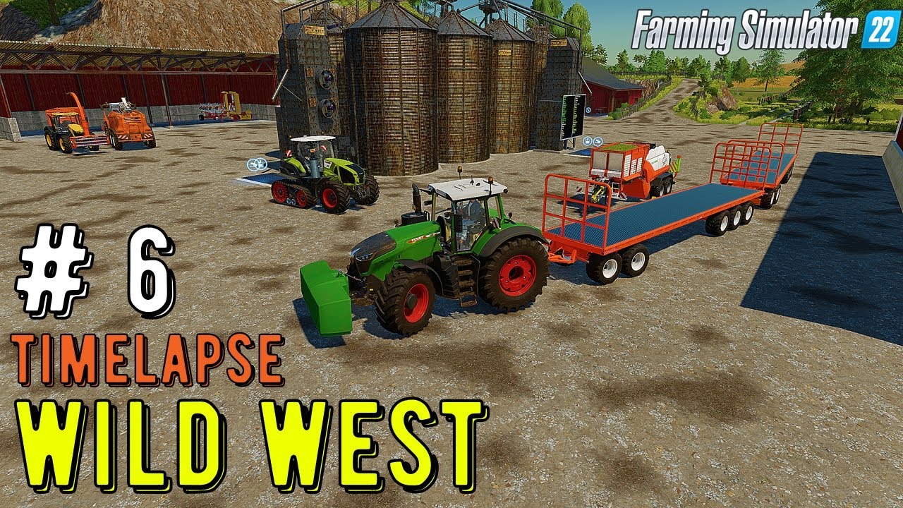 farming Simulator 22 fs22 timelapse Ep #6 Wild West Map fs22 Mods - YouTube