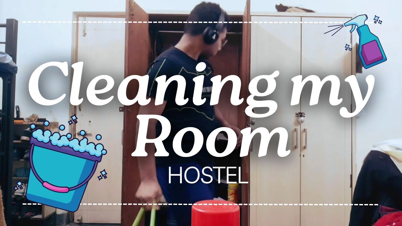 Cleaning My Hostel Room Before Inspection | Ultimate Room Cleaning ...