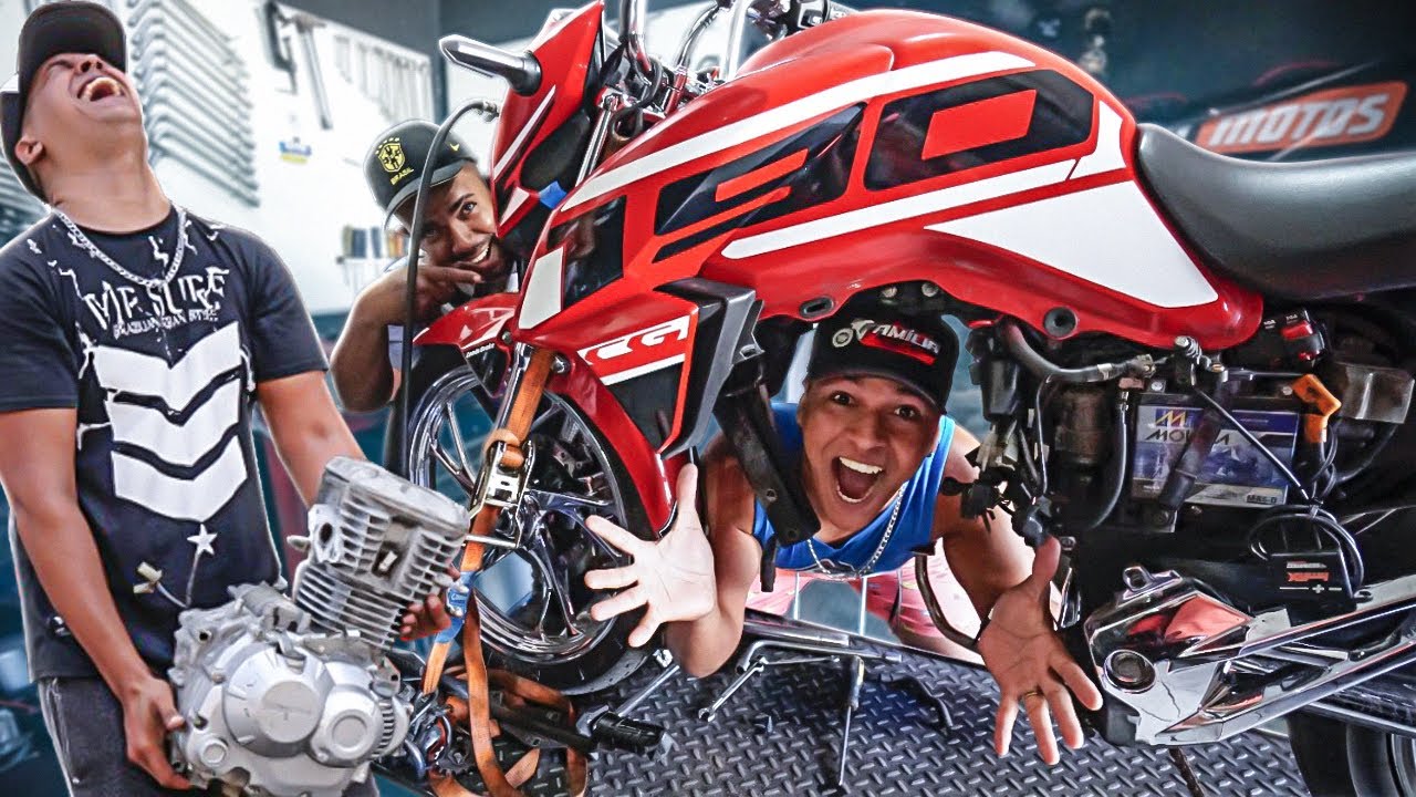 COMPREI UM MOTOR 225CC PRA CG - YouTube