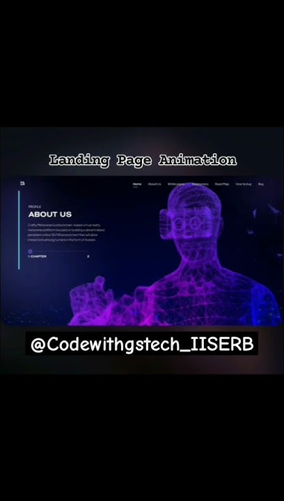 Landing Page Animation Using Html Css Js Shorts Viralshorts Trendingshorts Ytshorts