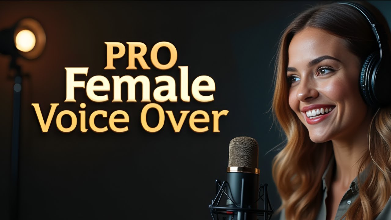Professional Female Voice Over | Studio Quality & Zoom Session - YouTube