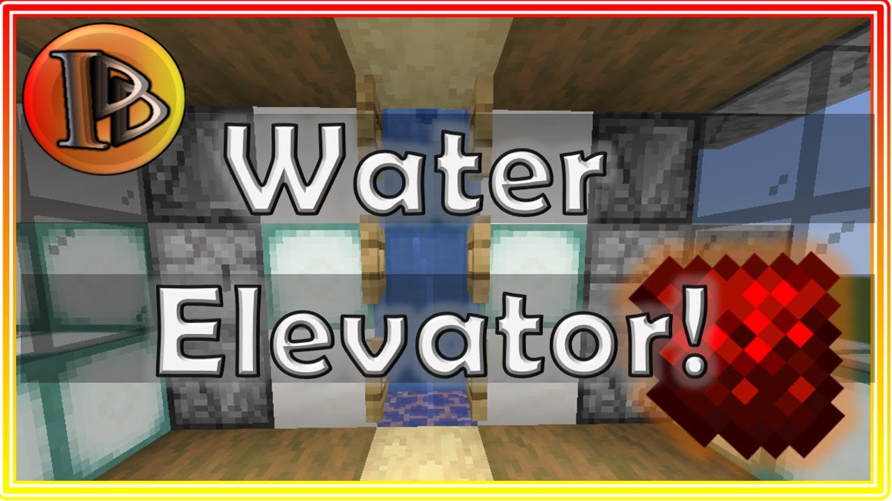 MULTIFLOOR REDSTONE Water Elevator| Minecraft 1.15 - YouTube