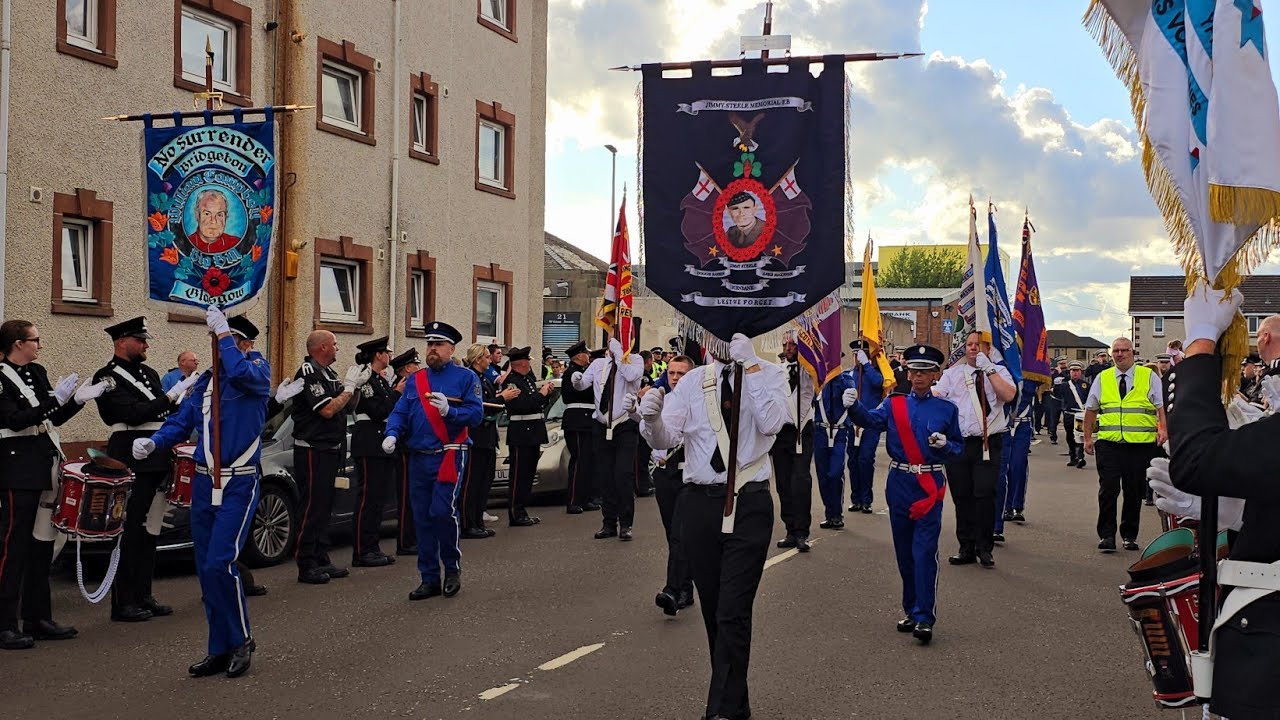 Jimmy Steele Memorial Flute Band parade 27thJuly 2024 - YouTube