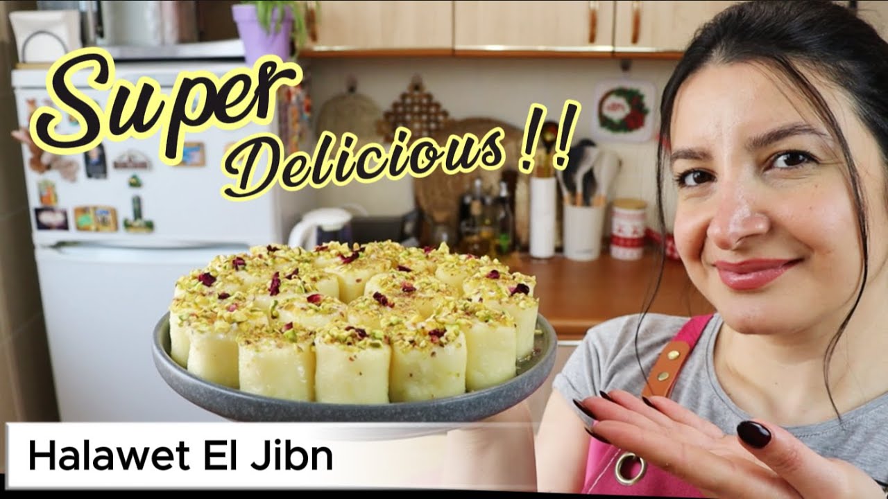 How To Make Halawet El jibn Step By Step - Perfect & Easy Homemade Recipe!- Delicious Syrian ...