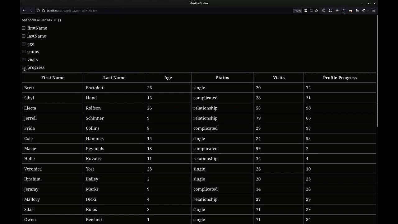 svelte-headless-table - issue 179 - YouTube