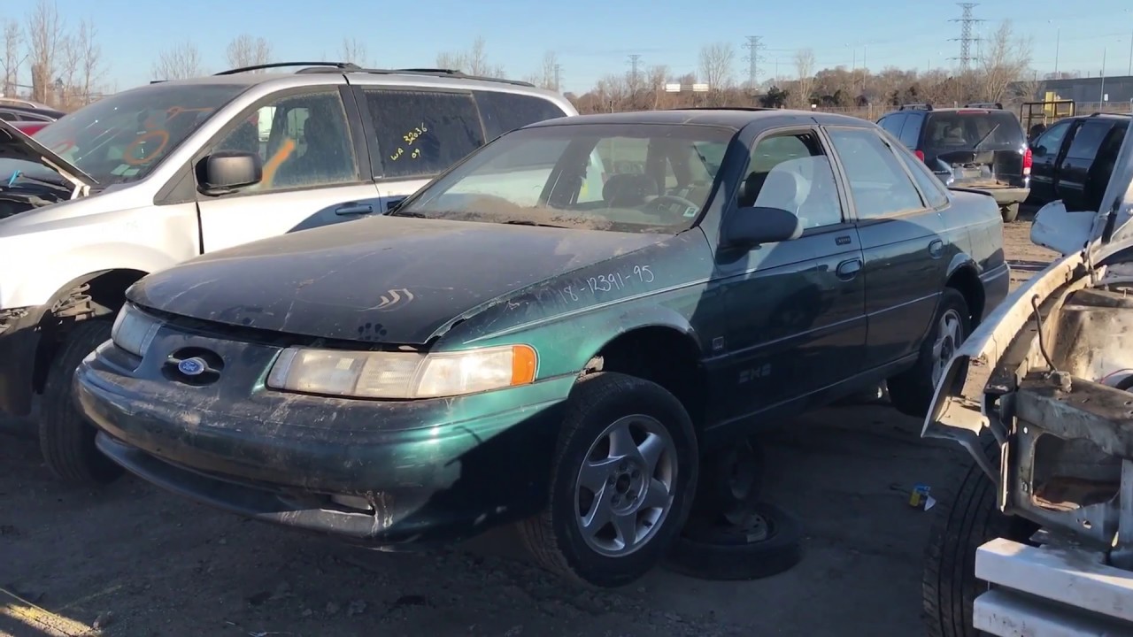 Nearly RUST FREE 1995 Ford Taurus SHO at the junk yard - YouTube