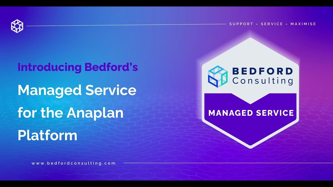 Trailer: Bedford's Managed Service an Anaplan support solution - YouTube