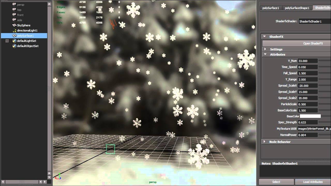 2014_ Vertex Shader particle with MAYA ShaderFX - YouTube