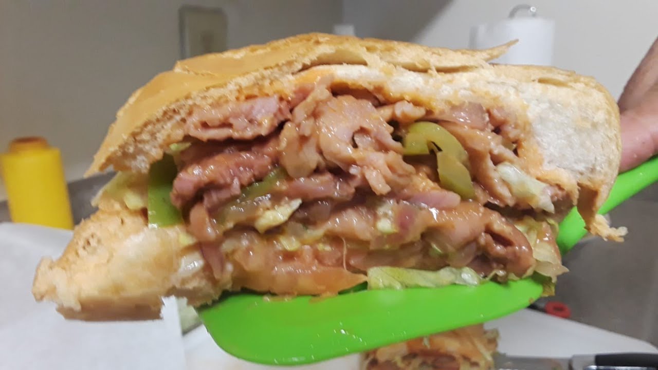 Sándwich de Pierna y Ricky al estilo Dominicano - YouTube