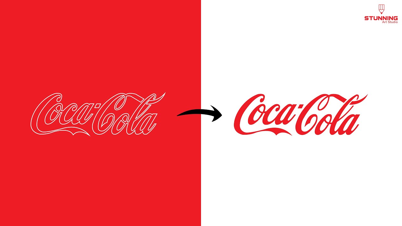 Coca Cola Logo Outline
