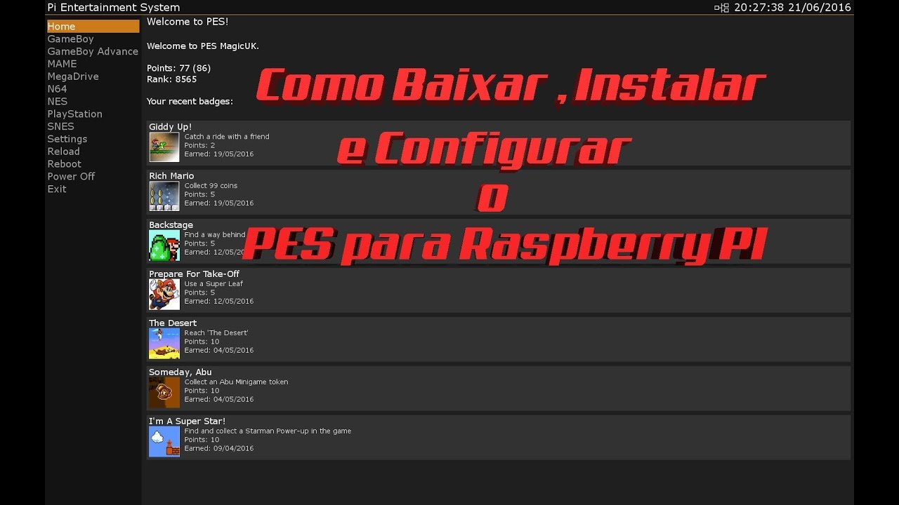 Como Baixar, Instalar e Configurar o Pi Entertainment System para a ...