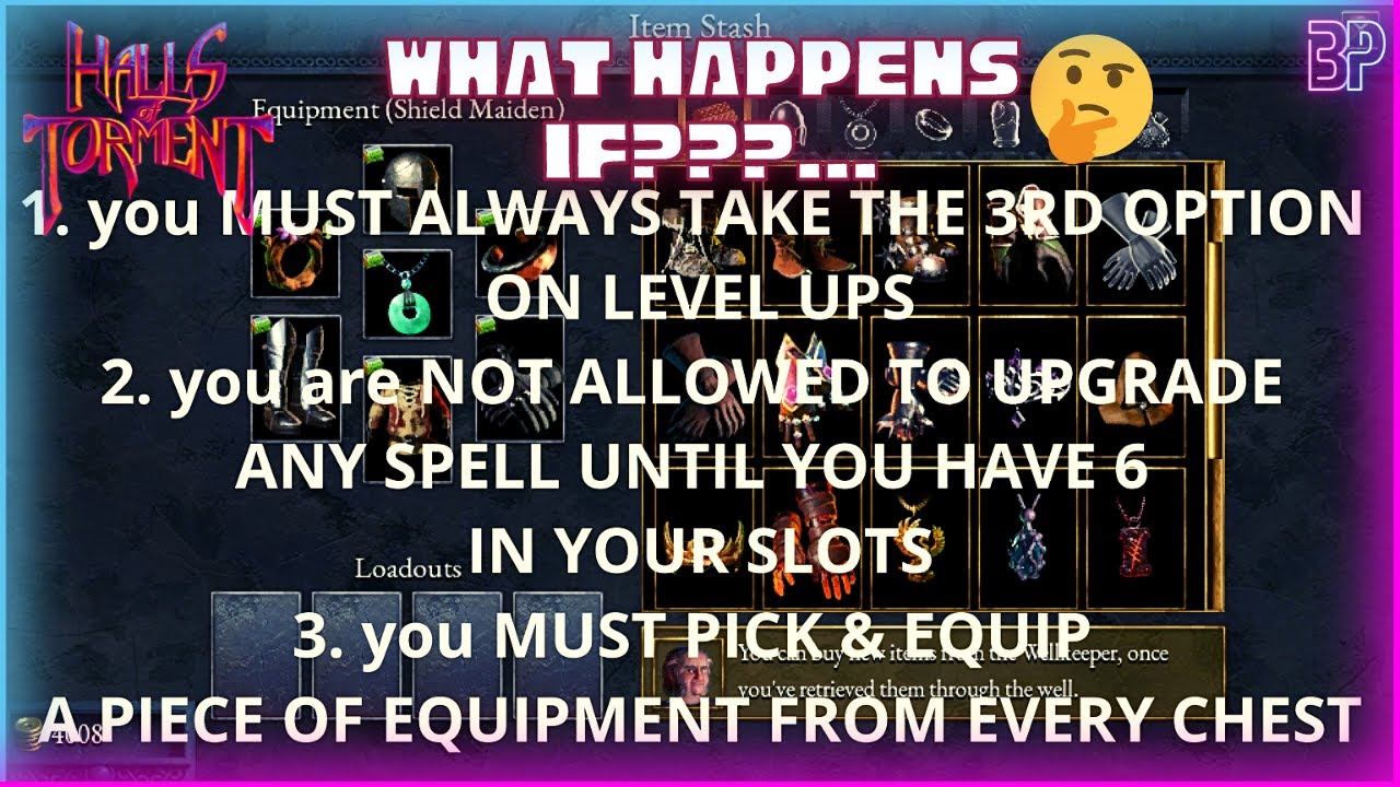 Halls of Torment | CHAOTIC SLOT MACHINE RUN! | Bullet Heaven Survival ...