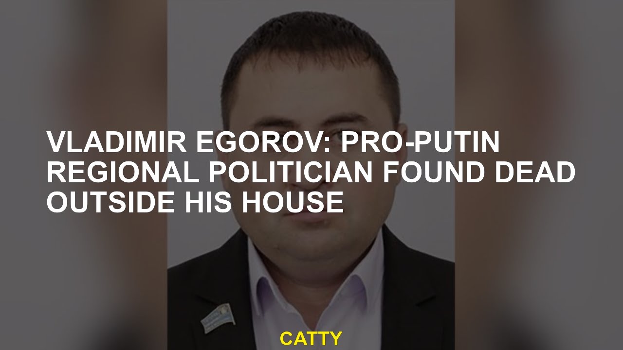 Vladimir Egorov The pro -Putin regional politician outside his house - YouTube
