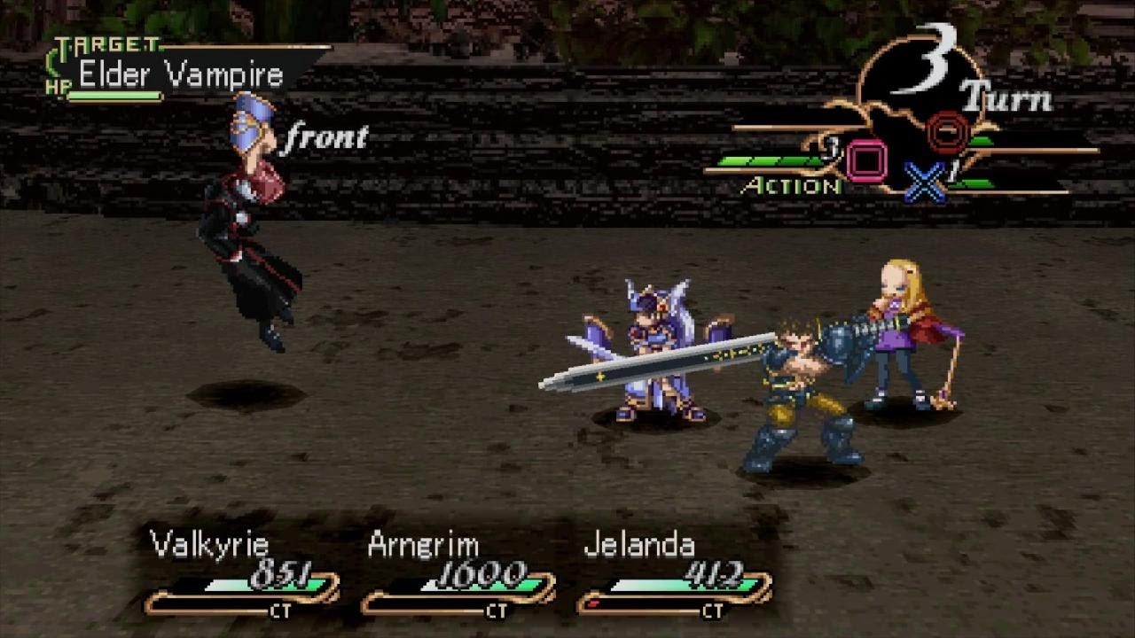 VALKYRIE PROFILE: LENNETH Artolian Mountain Ruins end walkthrough - YouTube