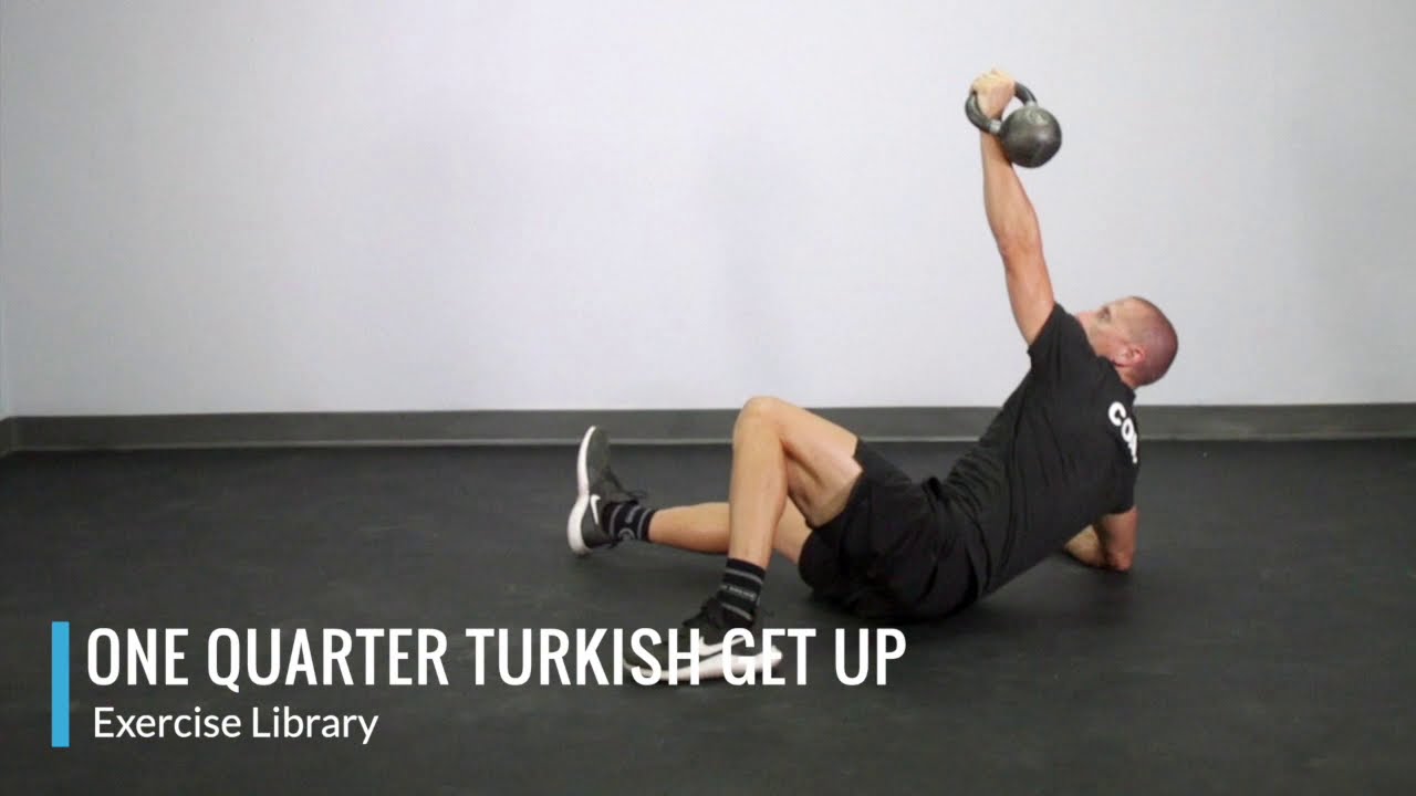 One Quarter Turkish Get Up - OPEX Exercise Library - YouTube