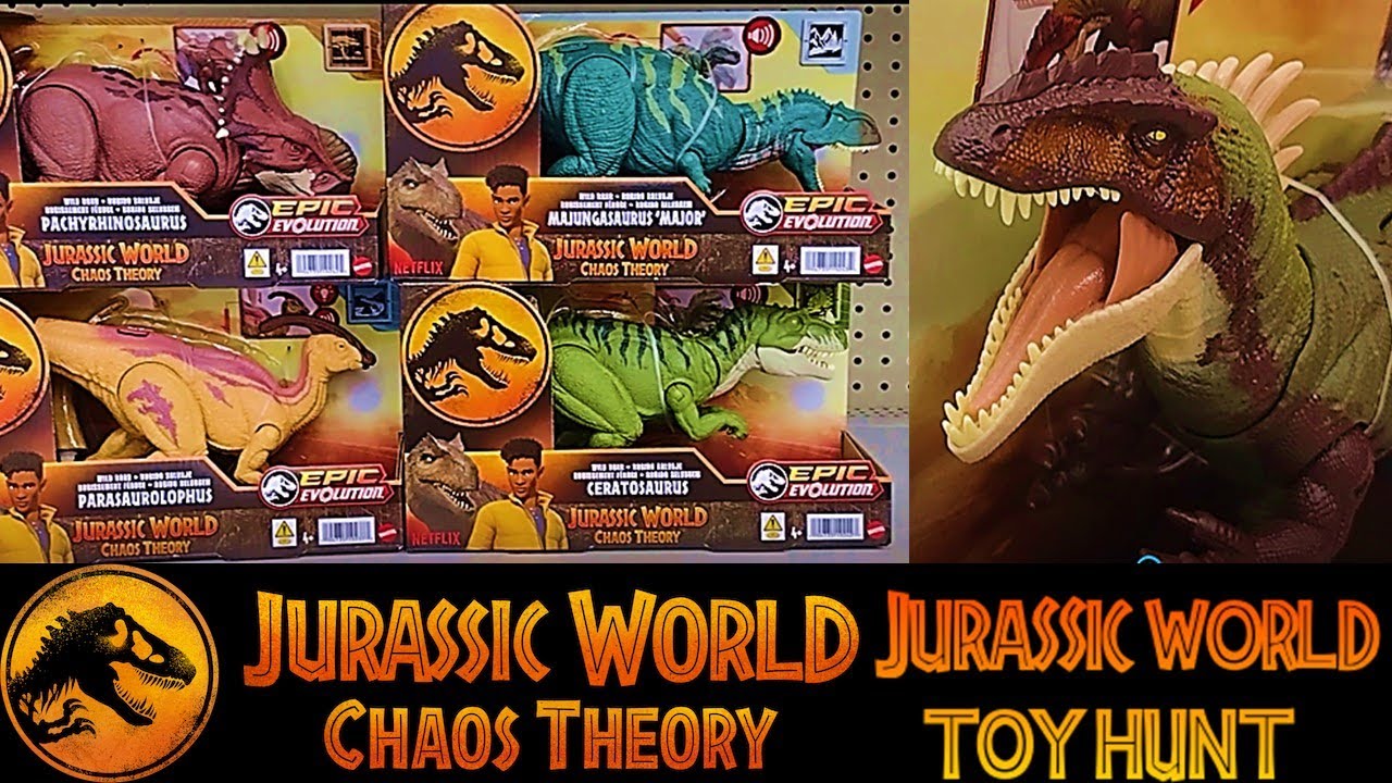 Jurassic world Chaos Theory Toy hunt at Walmart and Target becklespinax ...