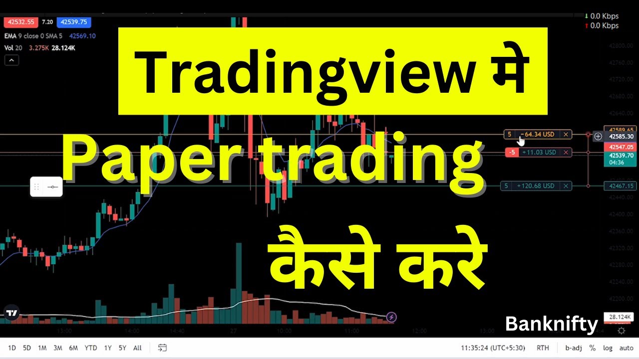 Tradingview me Paper trading kaise kare | paper trading on tradingview ...