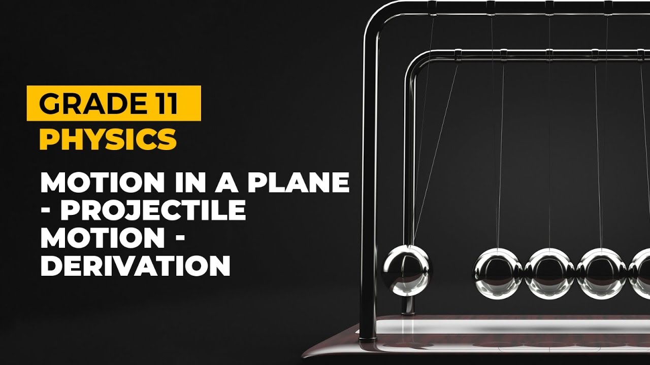 GRADE 11 PHYSICS - MOTION IN A PLANE - PROJECTILE MOTION - DERIVATION ...