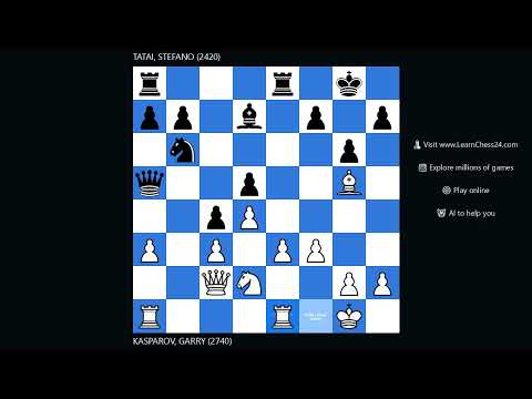 Ragozin-Defense - Kasparov, Garry (2740) vs Tatai, Stefano (2420)_EN