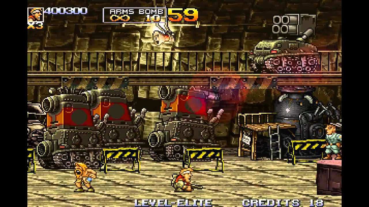 Metal Slug 5 Elite demo v1.05 Mission 4-4-5-6 - YouTube