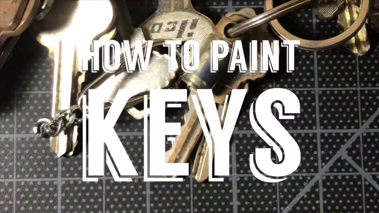 How to organize your keys through painting - YouTube