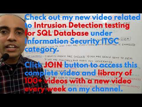 IT with Varun Vohra - ITGC - Information Security - Intrusion Detection - SQL Database (Promo ...