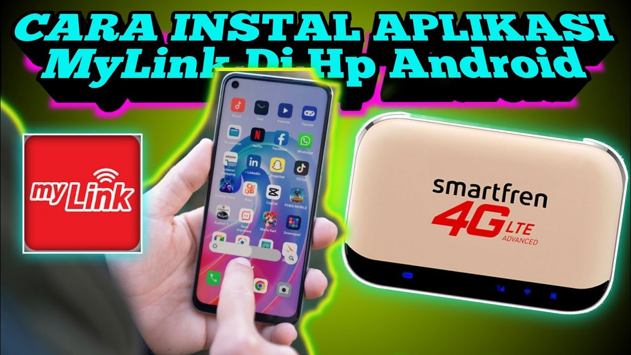 TUTORIAL CARA INSTAL DI HP ANDROID APLIKASI MYLINK UNTUK MODEM WIFI ...