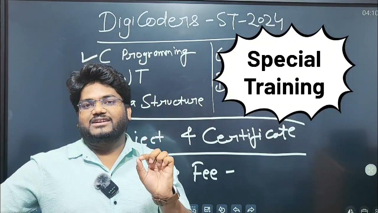 BIG NEWS FOR FIRST YEAR STUDENTS 🥳 | DigiCoders Technologies | Online Summer Training - YouTube