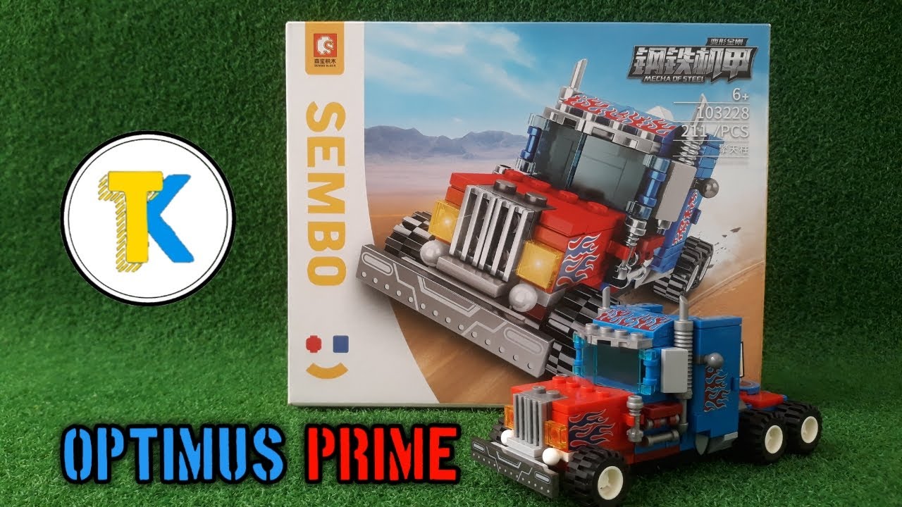 SEMBO BLOCK OPTIMUS PRIME - YouTube
