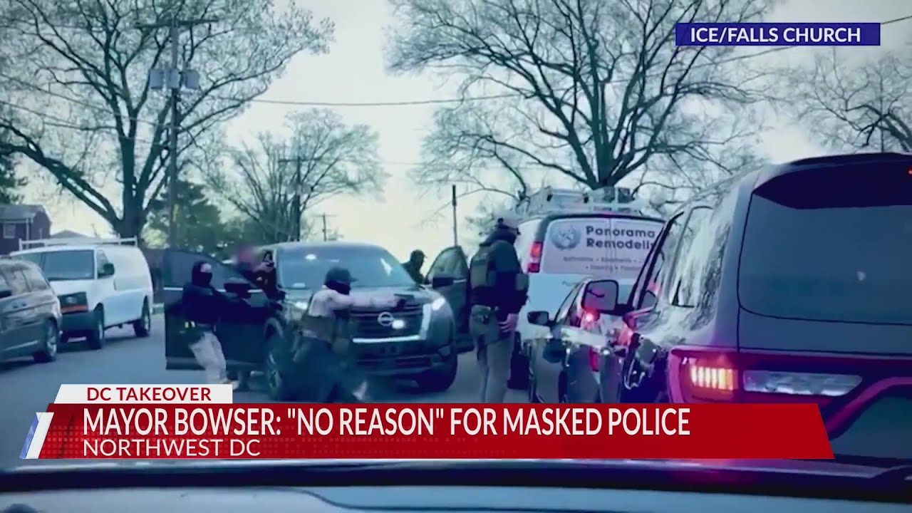 Mayor Bowser takes stand against masked police in the District - YouTube