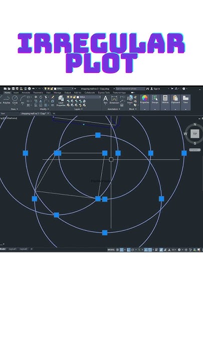 How to draw irregular plot in autocad 2d?you can see - YouTube