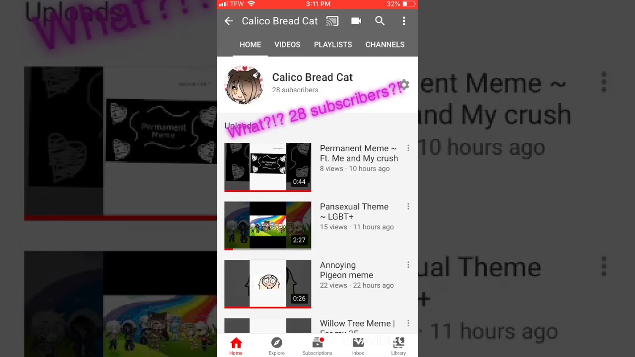 28 subscribers?!? - YouTube