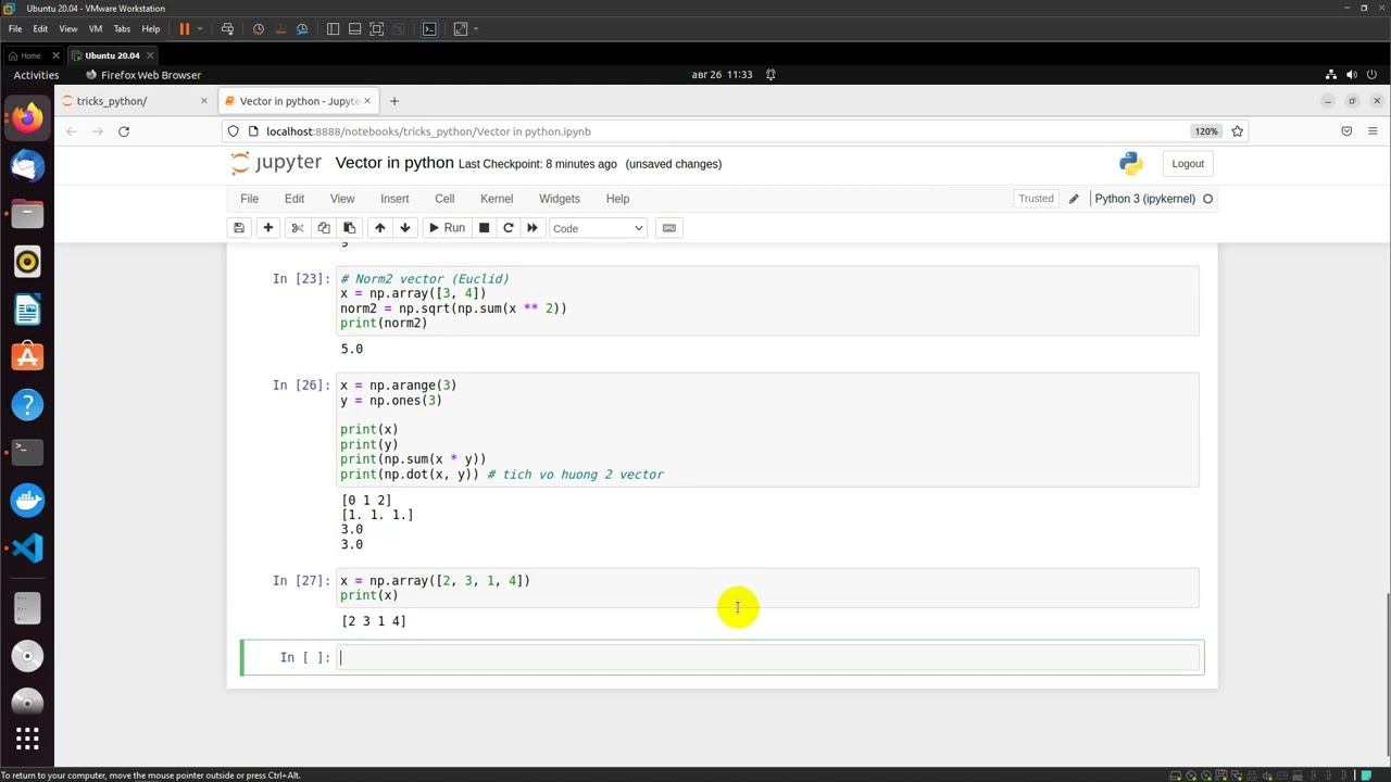 Tricks Python Sử Dụng Vector Array Trong Python Using Vector Array In Python Youtube 2546