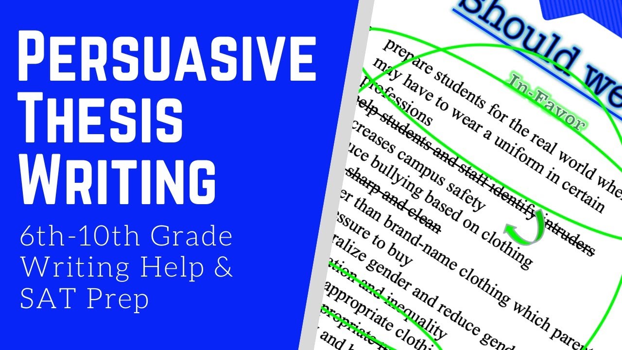 Persuasive Thesis Writing YouTube persuasive-thesis-writing-youtube